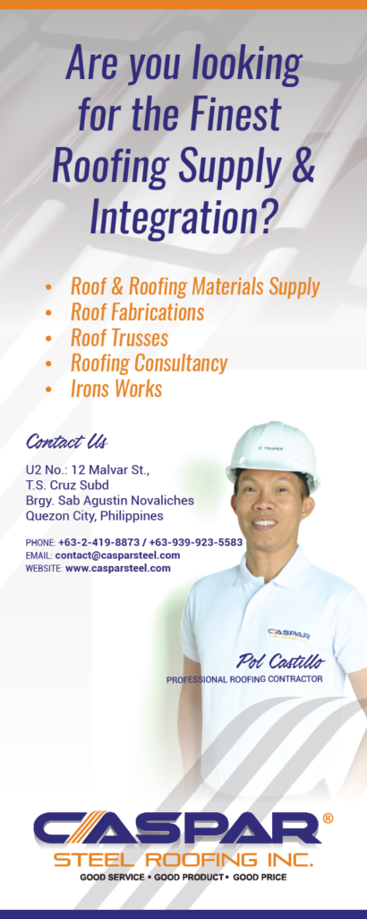 Best Colored Roofing in the Philippines - Caspar Roofing